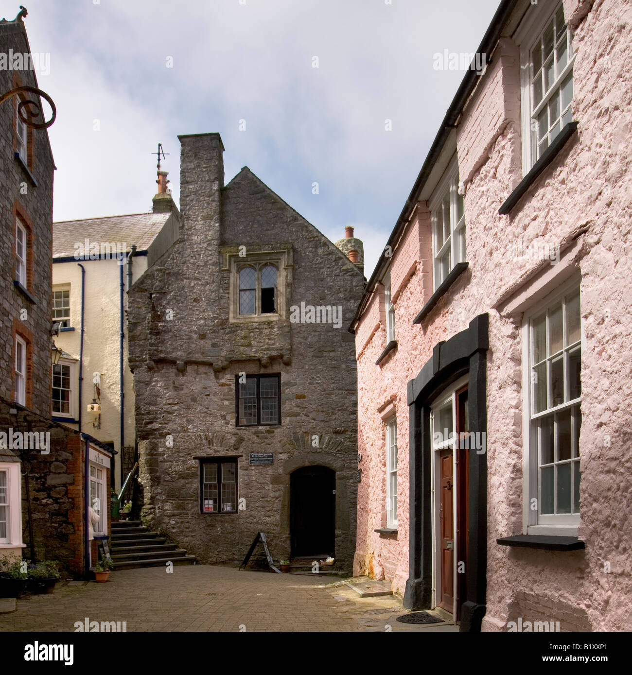 Tudor Merchants House, Tenby, Pembrokeshire, Wales, UK Stock Photo - Alamy