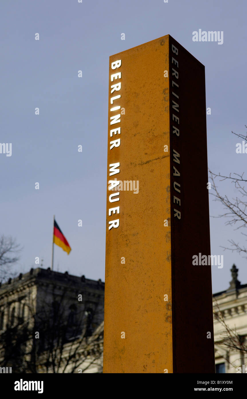 berliner mauer wall sign reuchstag berlin flag germany deutschland ...