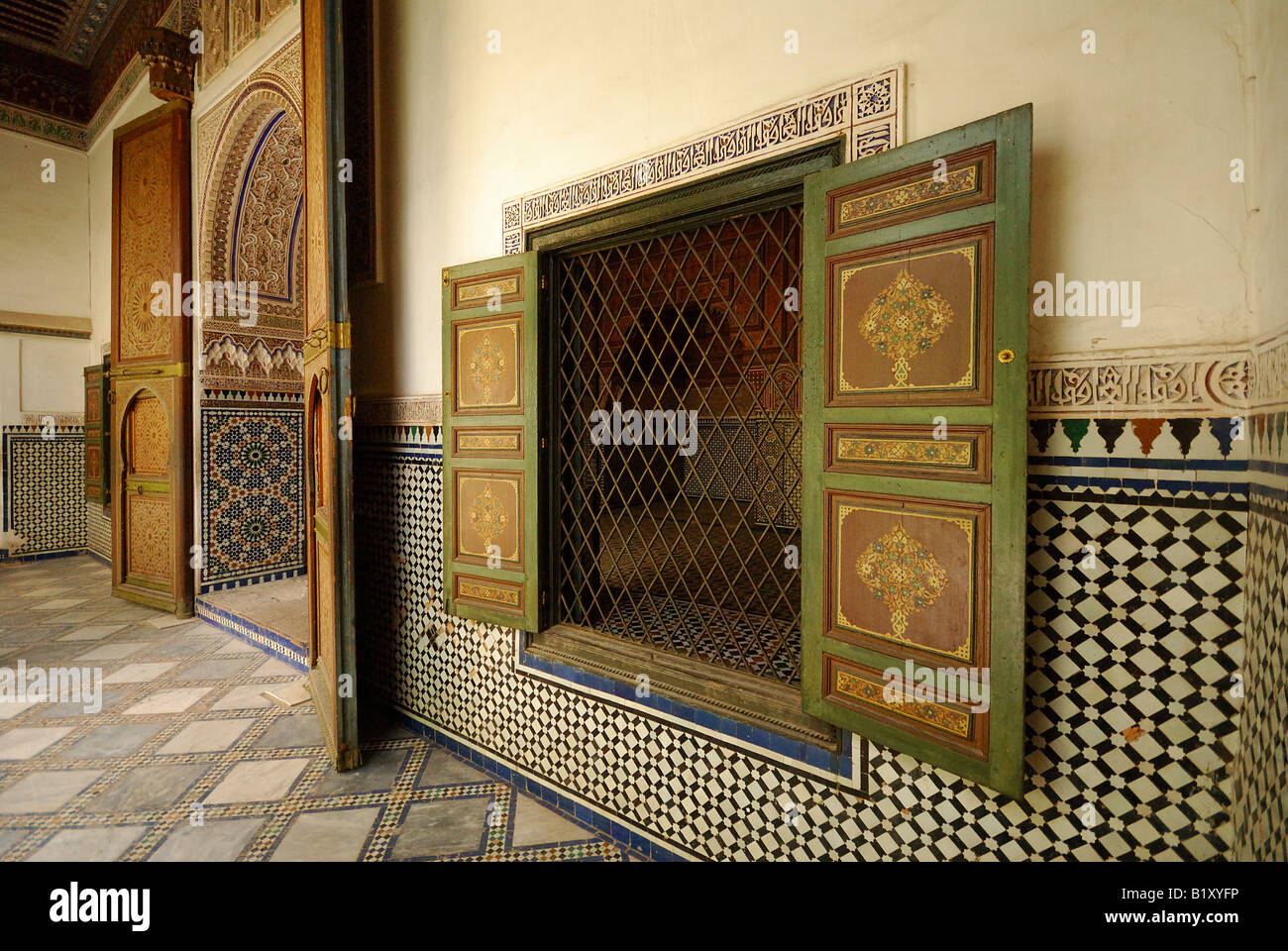 Palace in Eask Marrakesh Stock Photo - Alamy