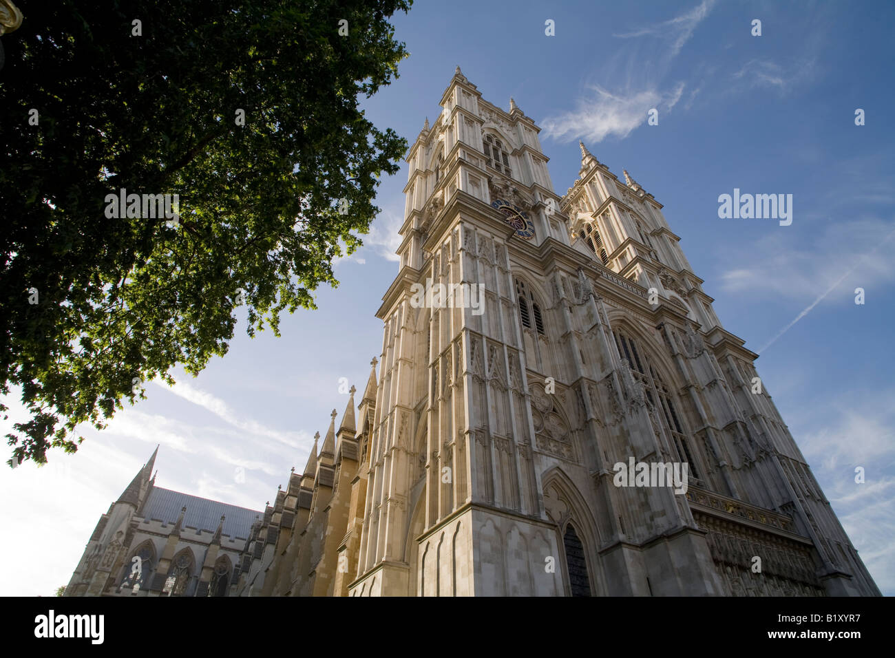 Western Towers of Westminster Abbey London England Stock Photo - Alamy