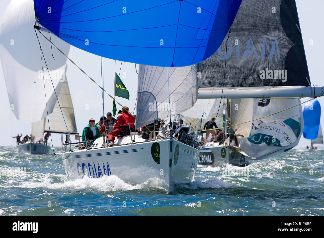 yacht racing in rolex commodore's cup 2008 Stock Photo - Alamy