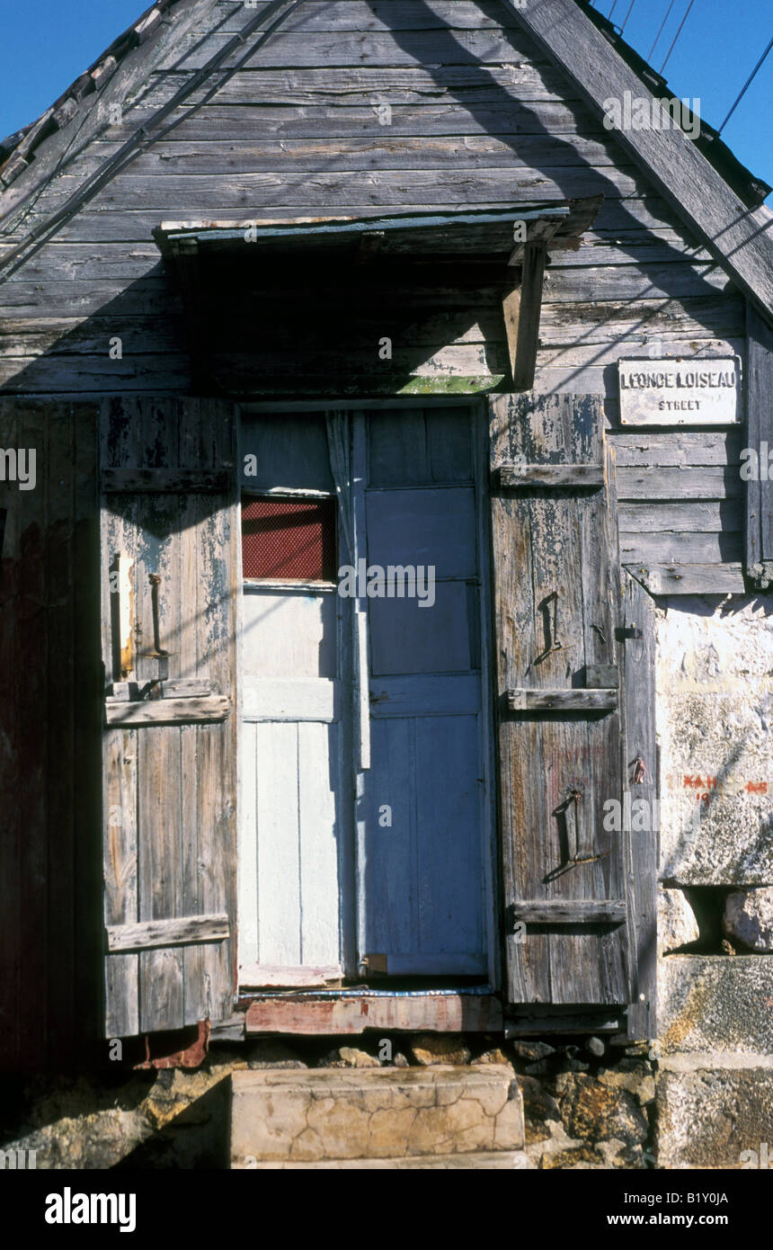 mauritius port louis creole cottage Stock Photo - Alamy