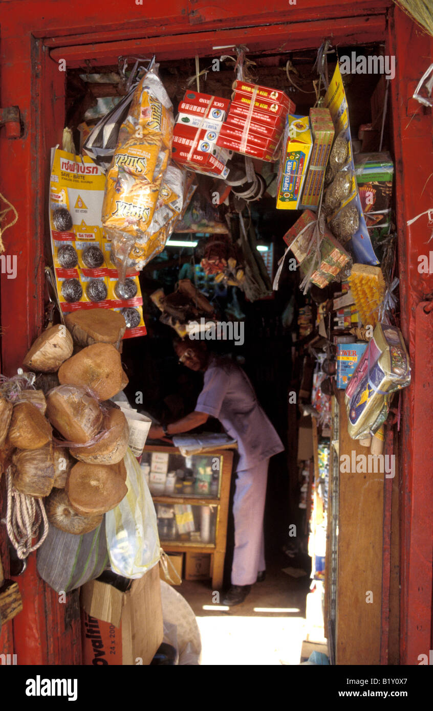 mauritius port louis shop in chinatown Stock Photo - Alamy