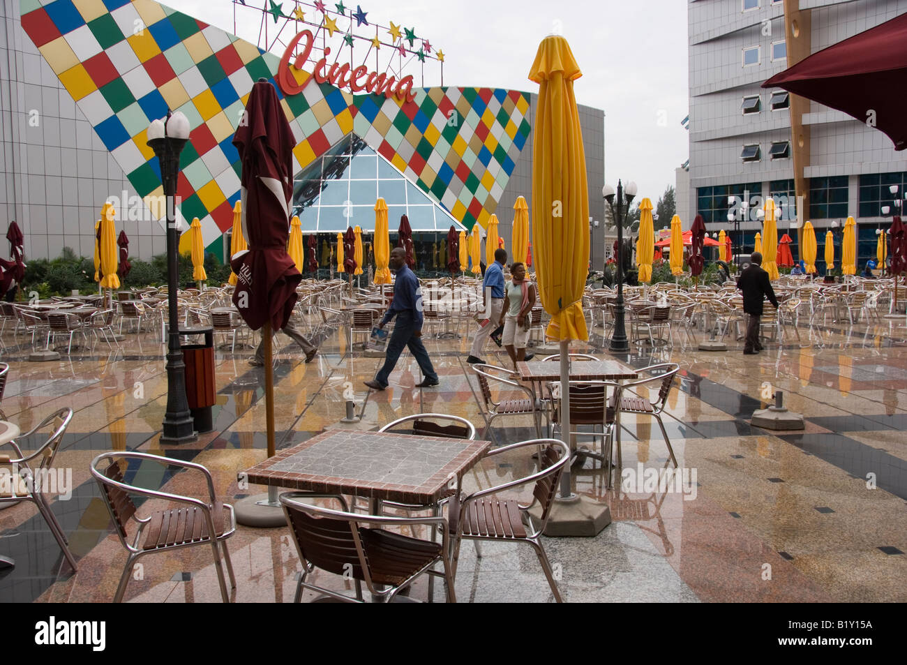 Brand new modern shopping mall and cinema in Maputo, Mozambique Stock ...