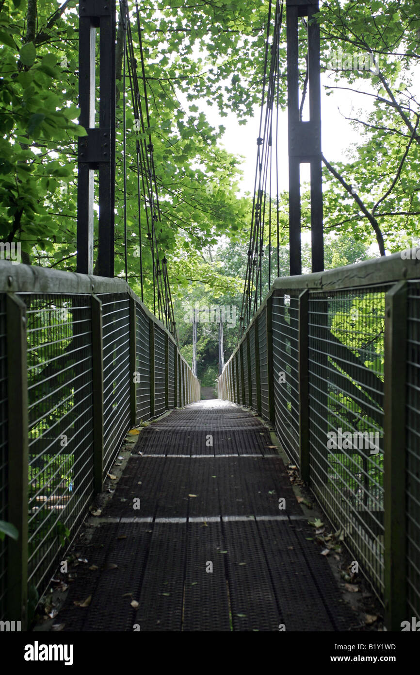 Footbridge over the esk river hi-res stock photography and images - Alamy
