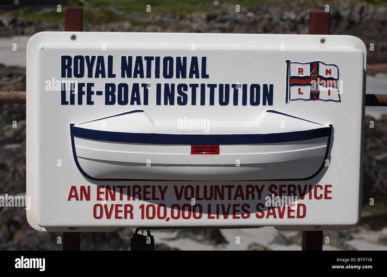 Rnli collection box hi-res stock photography and images - Alamy