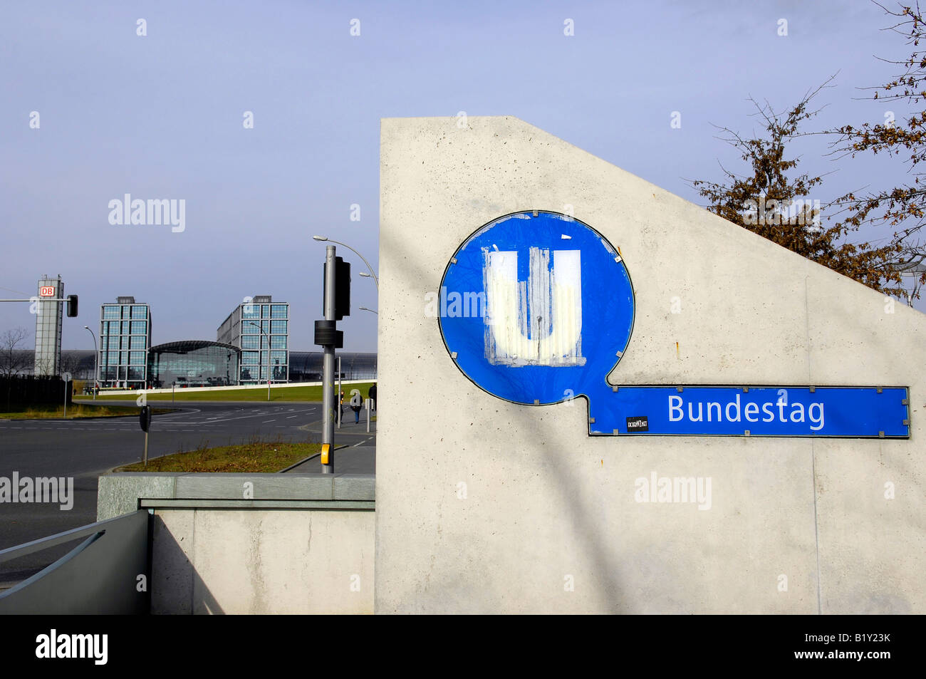 u bahn sign bundestag berlin germany deutschland government travel ...