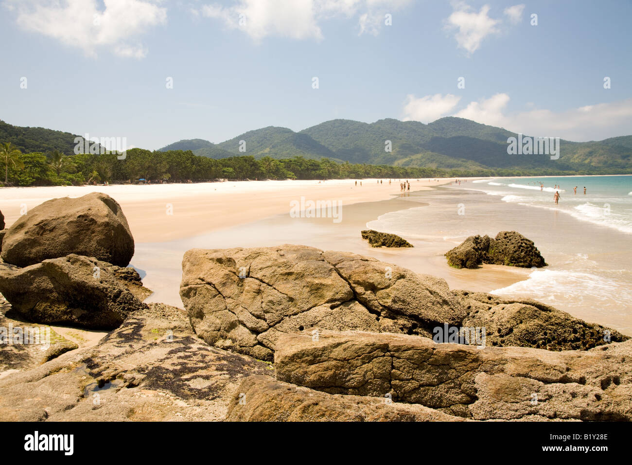 Lopes Mendes Beach, Ilha Grande, Brazil Stock Photo - Alamy