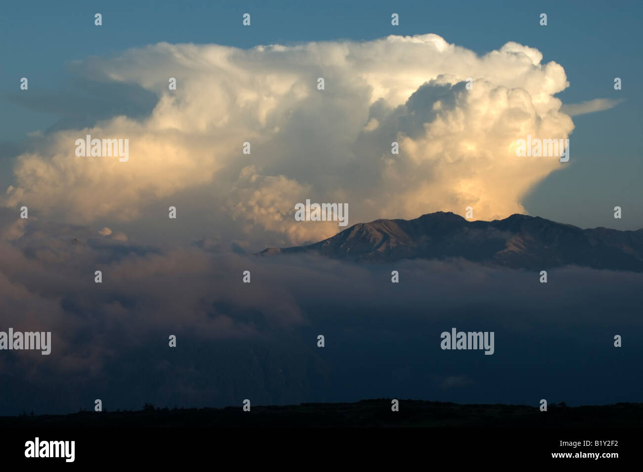 Clouds above the North Alps, Japan Stock Photo - Alamy