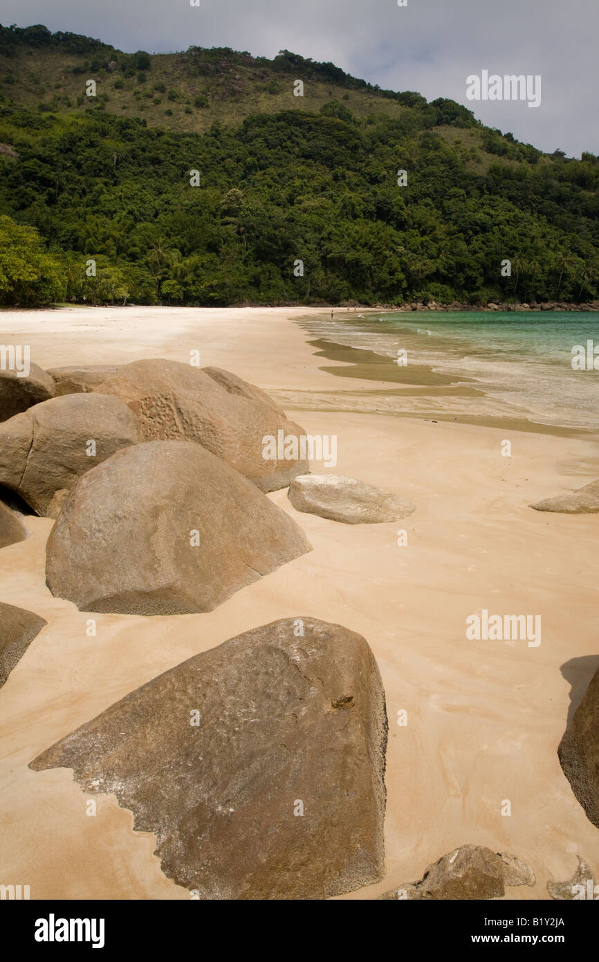 Lopes Mendes Beach, Ilha Grande, Brazil Stock Photo - Alamy