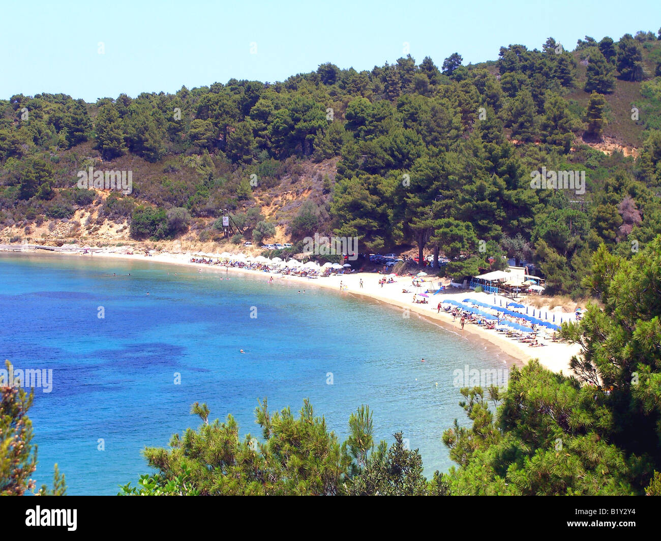 Ag Eleni beach,Skiathos,Greece Stock Photo - Alamy