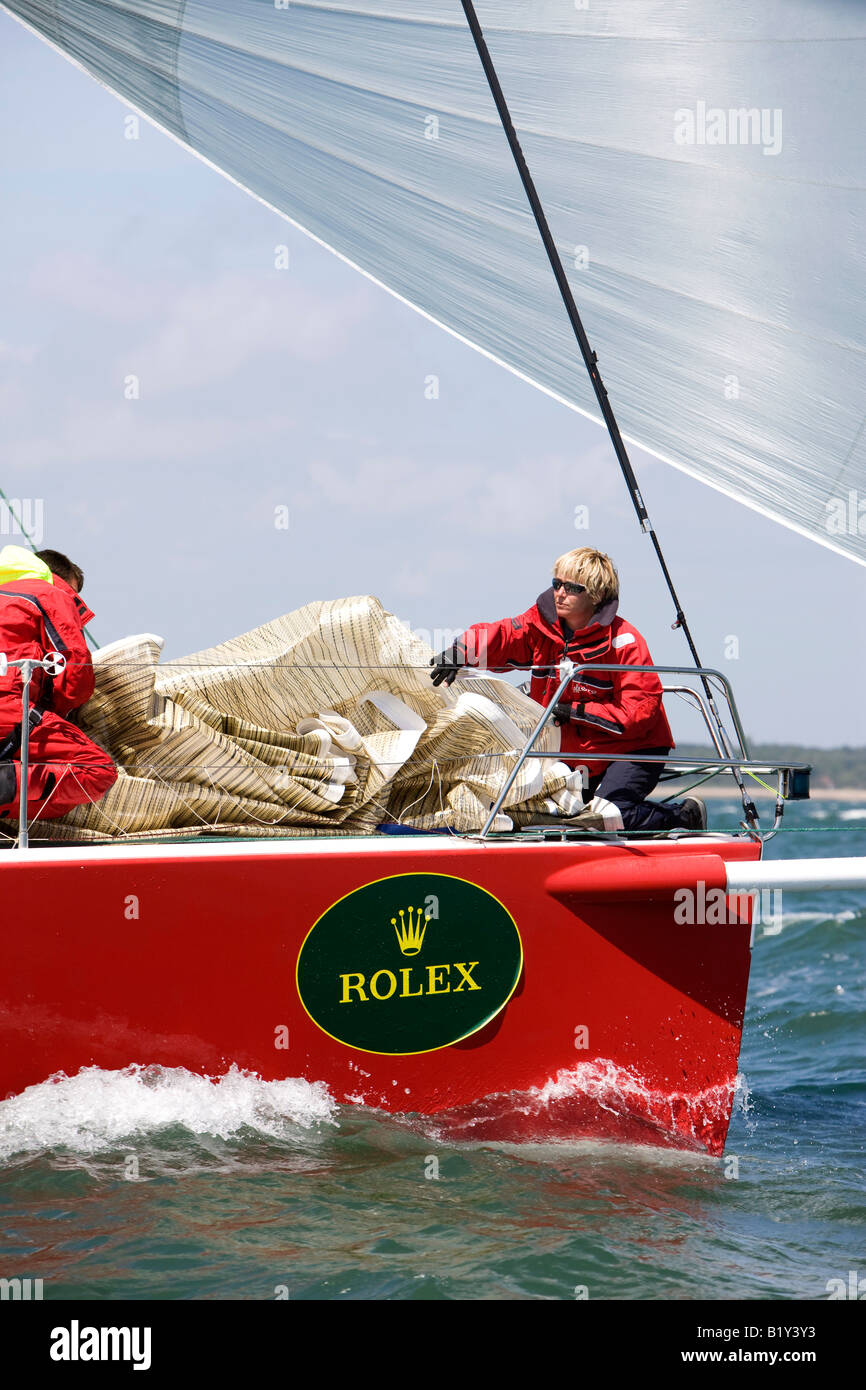 yacht racing in rolex commodore's cup 2008 Stock Photo - Alamy