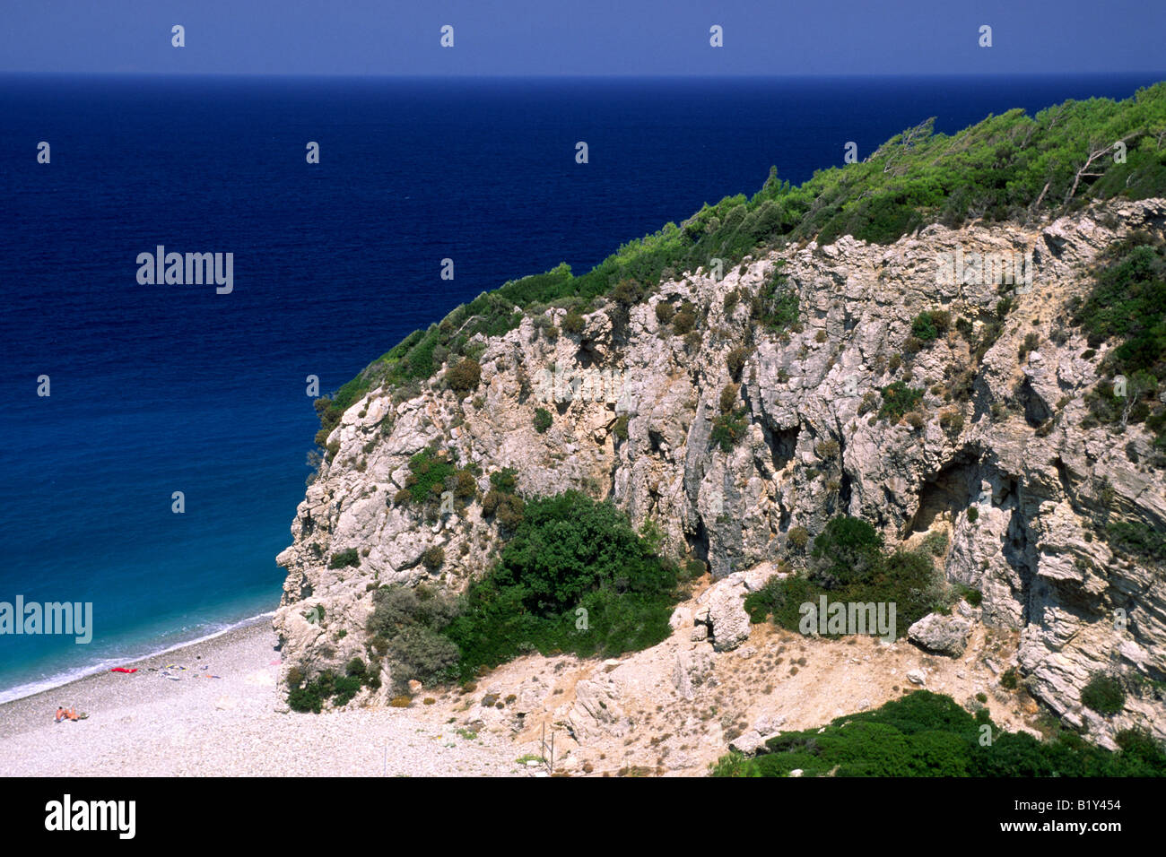 Greece, Northeastern Aegean Islands, Samos island, Tsabou beach Stock ...