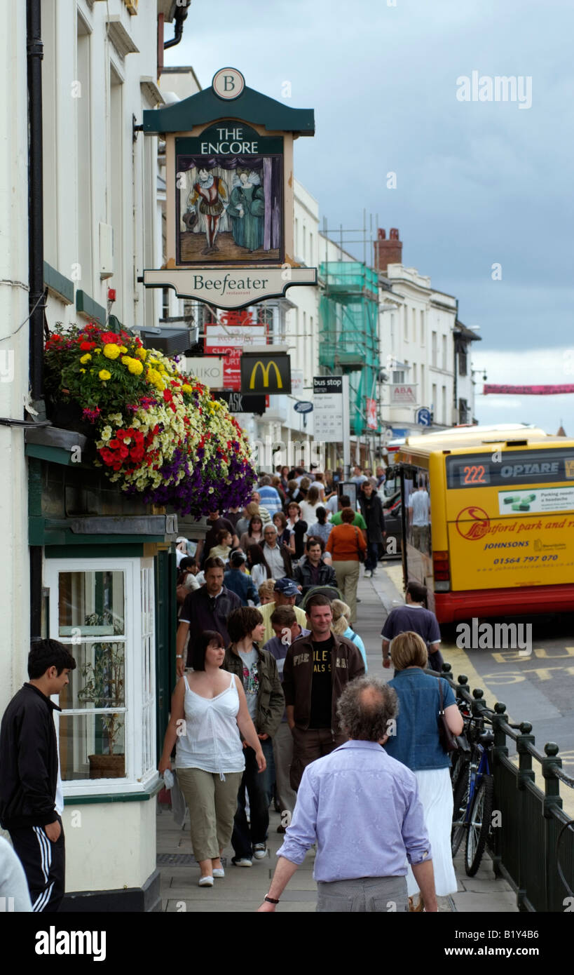 Busy town centre hi-res stock photography and images - Alamy