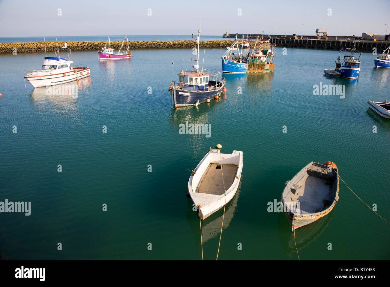 Folkestone harbour fishing boats hi-res stock photography and images ...