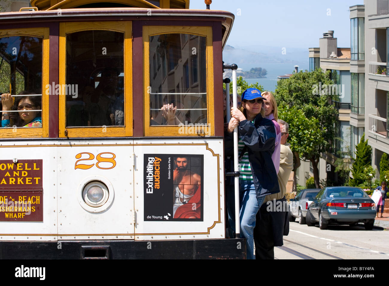 San Francisco cable car Stock Photo - Alamy