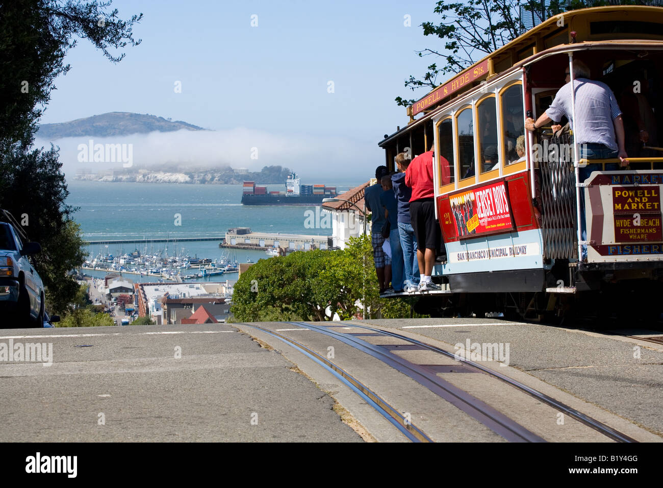 San Francisco cable car Stock Photo - Alamy