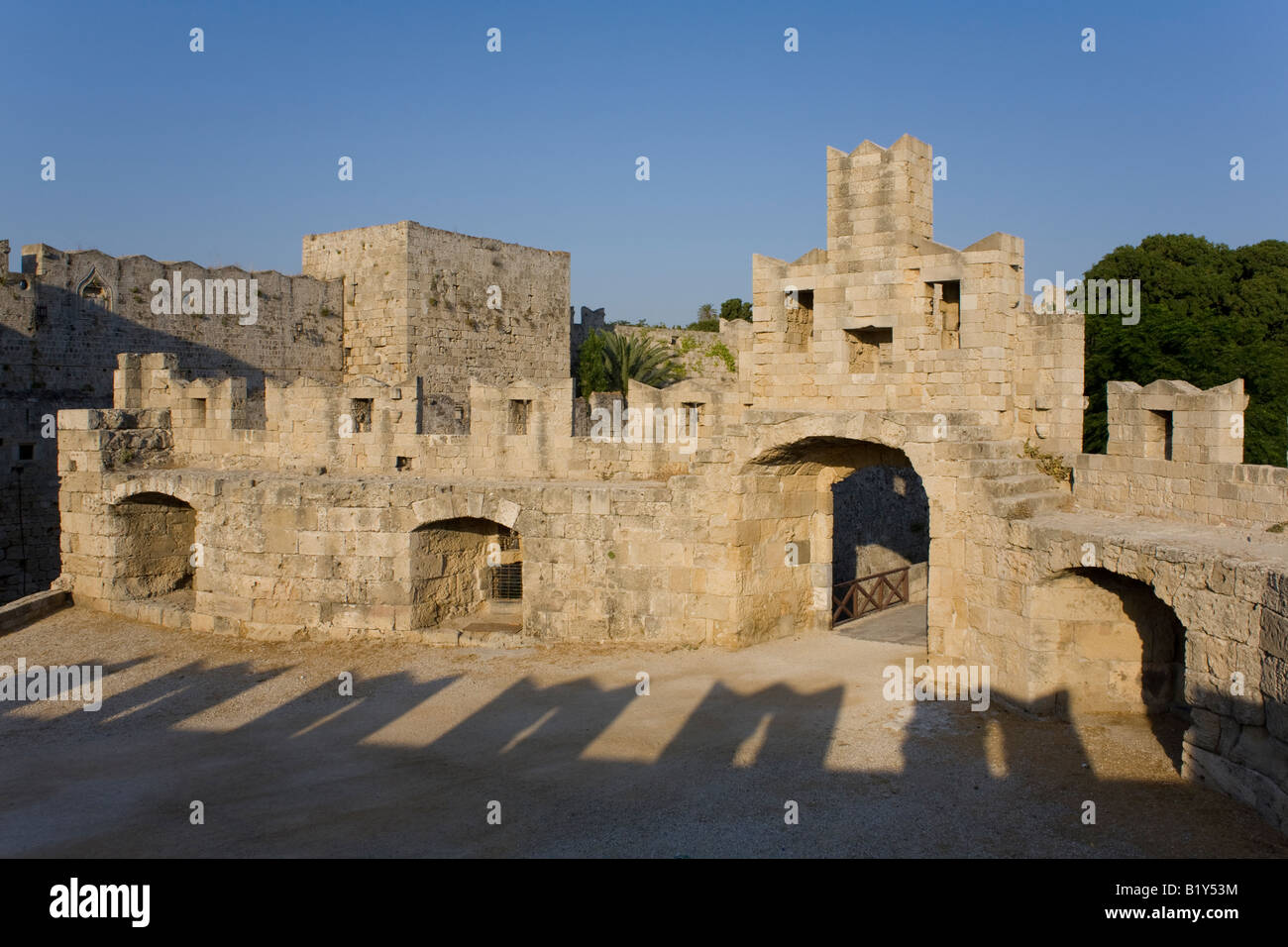 Medieval fortifications of rhodes hi-res stock photography and images ...