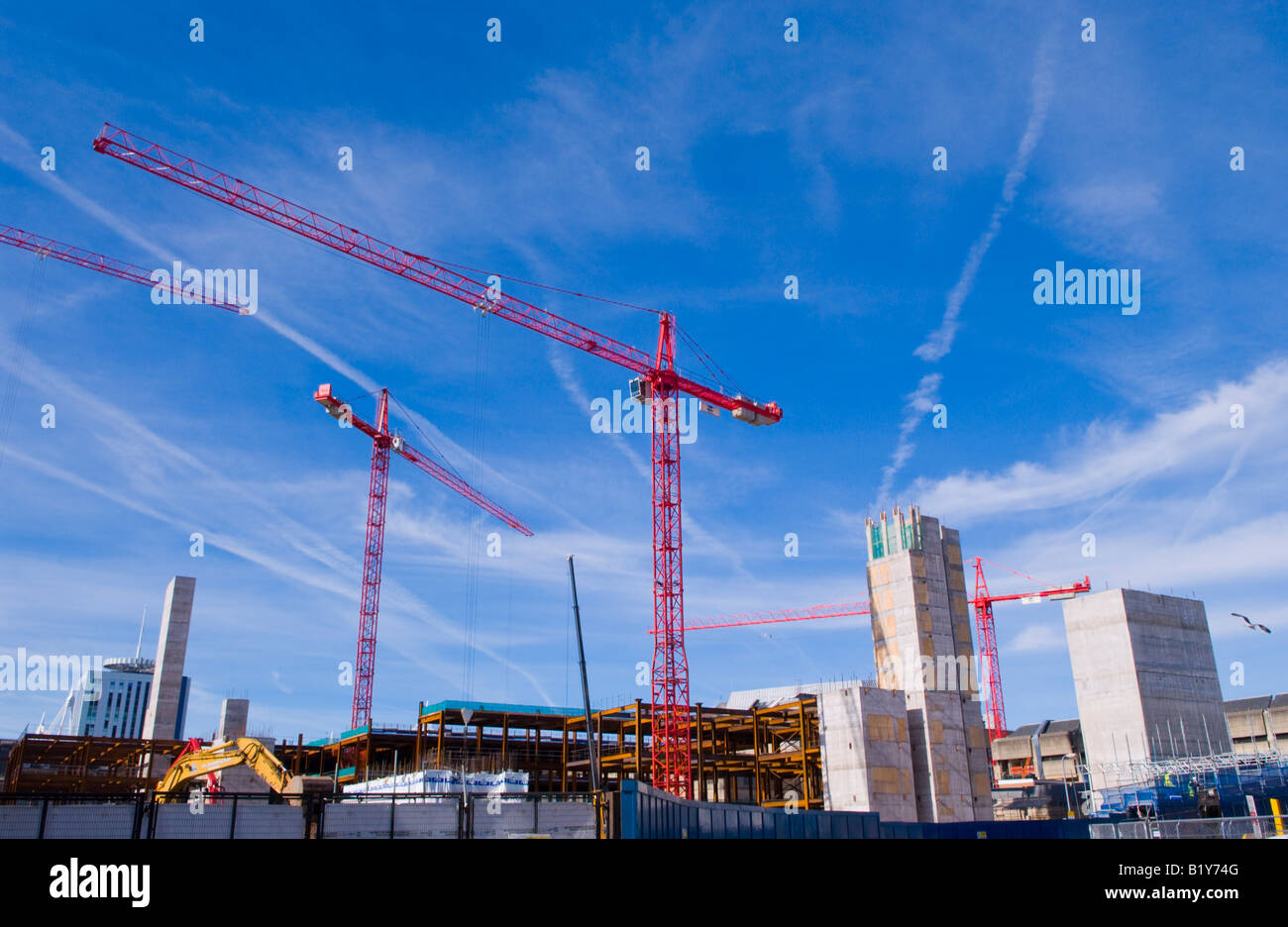Construction work underway at the St Davids 2 redevelopment project in ...