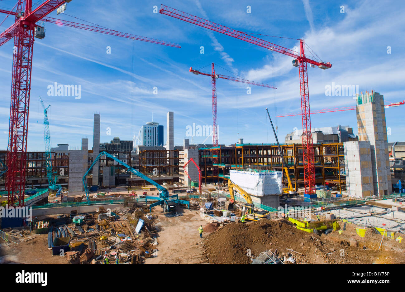 Construction work underway at the St Davids 2 redevelopment project in ...