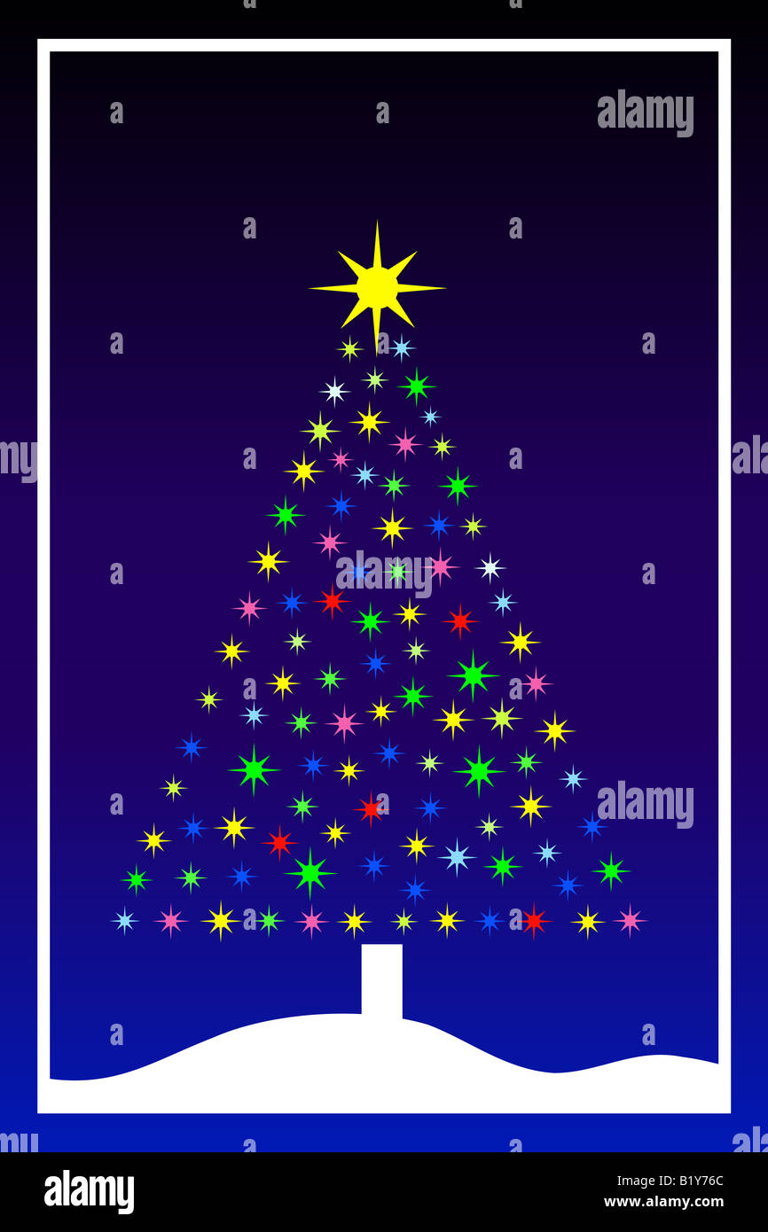 Starry Christmas tree Stock Photo - Alamy Starry Christmas tree Stock Photo - Alamy