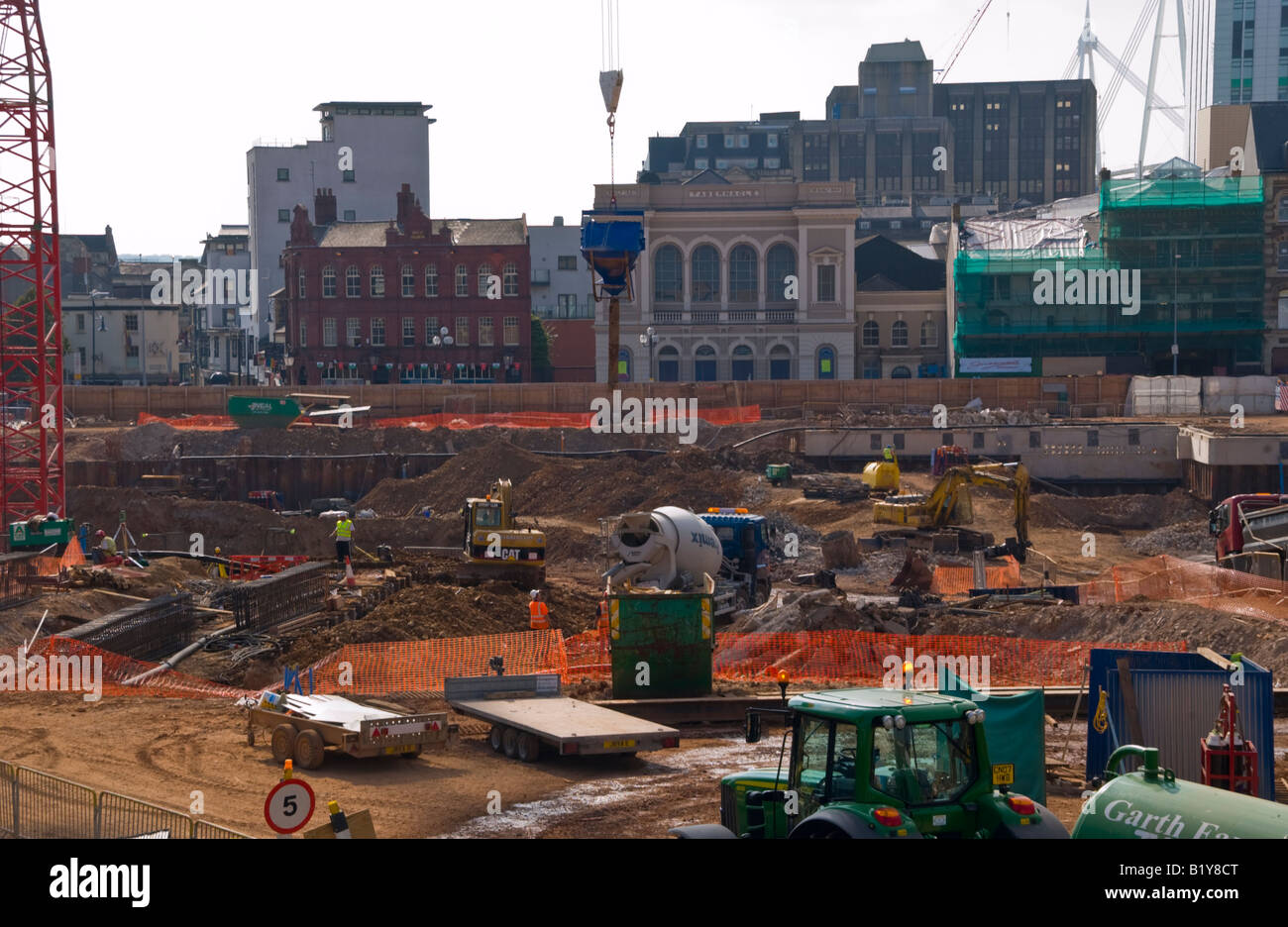 Construction work underway at the St Davids 2 redevelopment project in ...