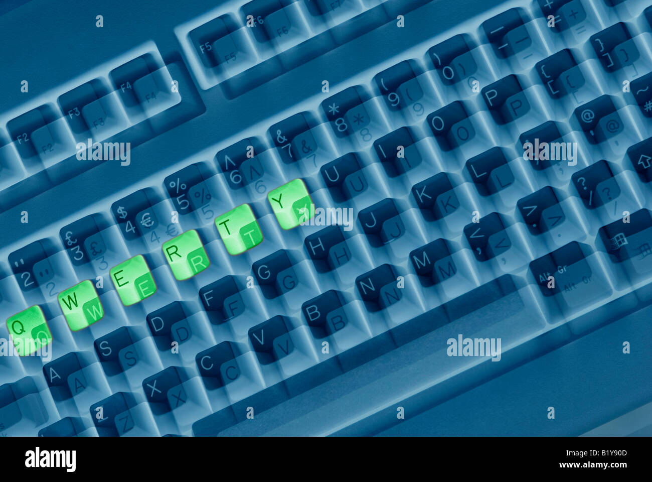 Qwerty Keyboard Stock Photos & Qwerty Keyboard Stock Images - Alamy