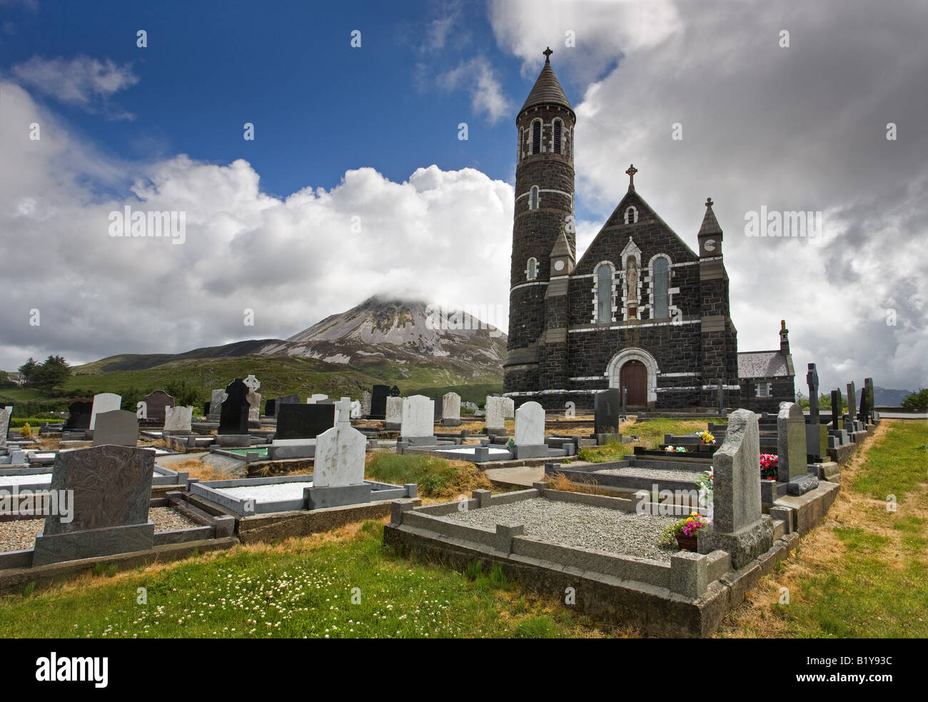 Dunlewy Church, Co Donegal Stock Photo - Alamy