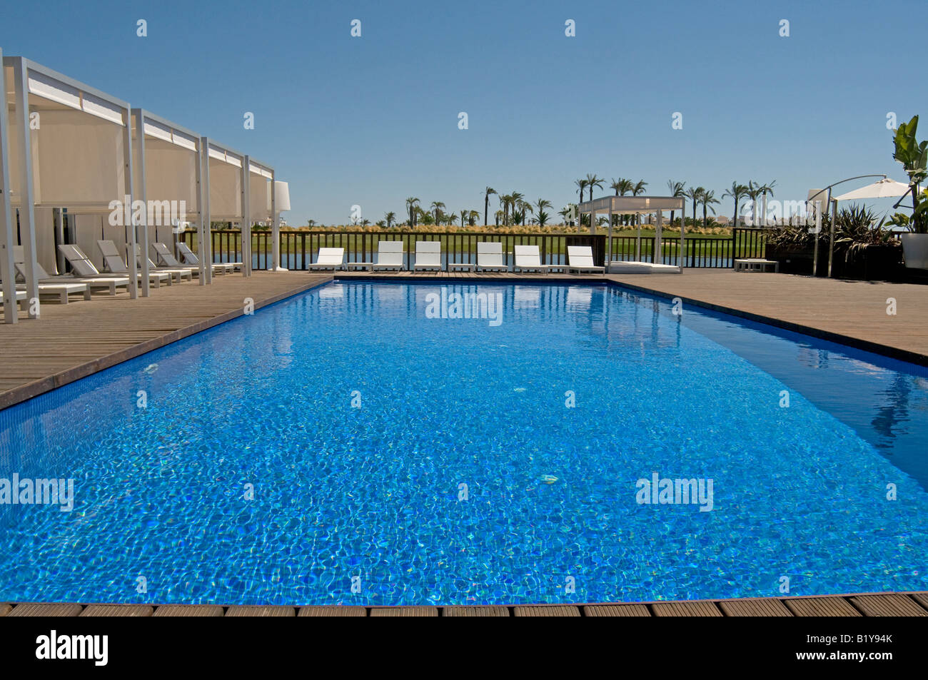 Leisure facilities at La Torre Spanish Golf Resort, Murcia Spain Stock ...