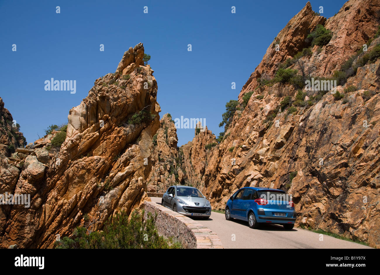 Les Calanches Corsica Stock Photo - Alamy