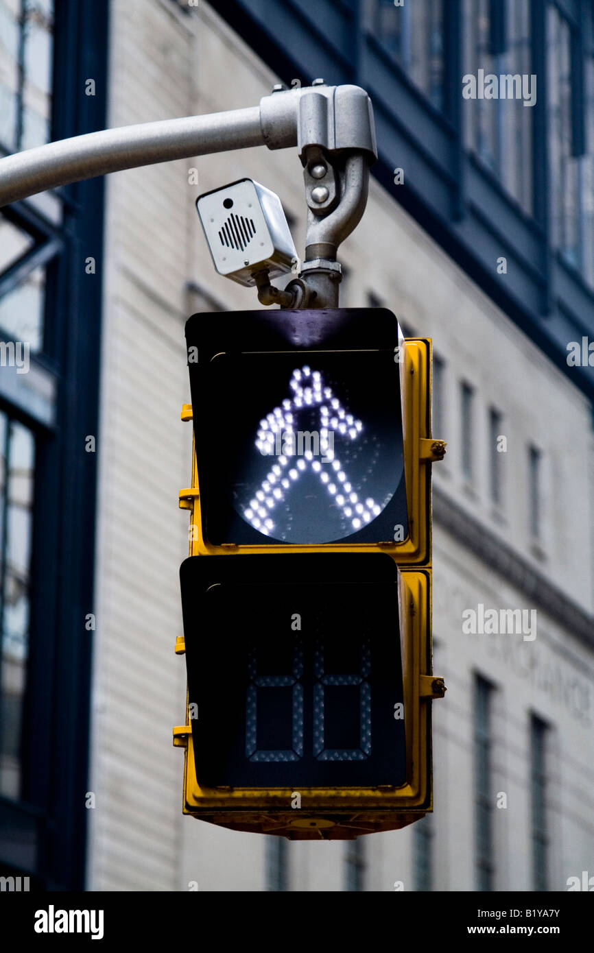 Pedestrian go ahead traffic sign hi-res stock photography and images ...