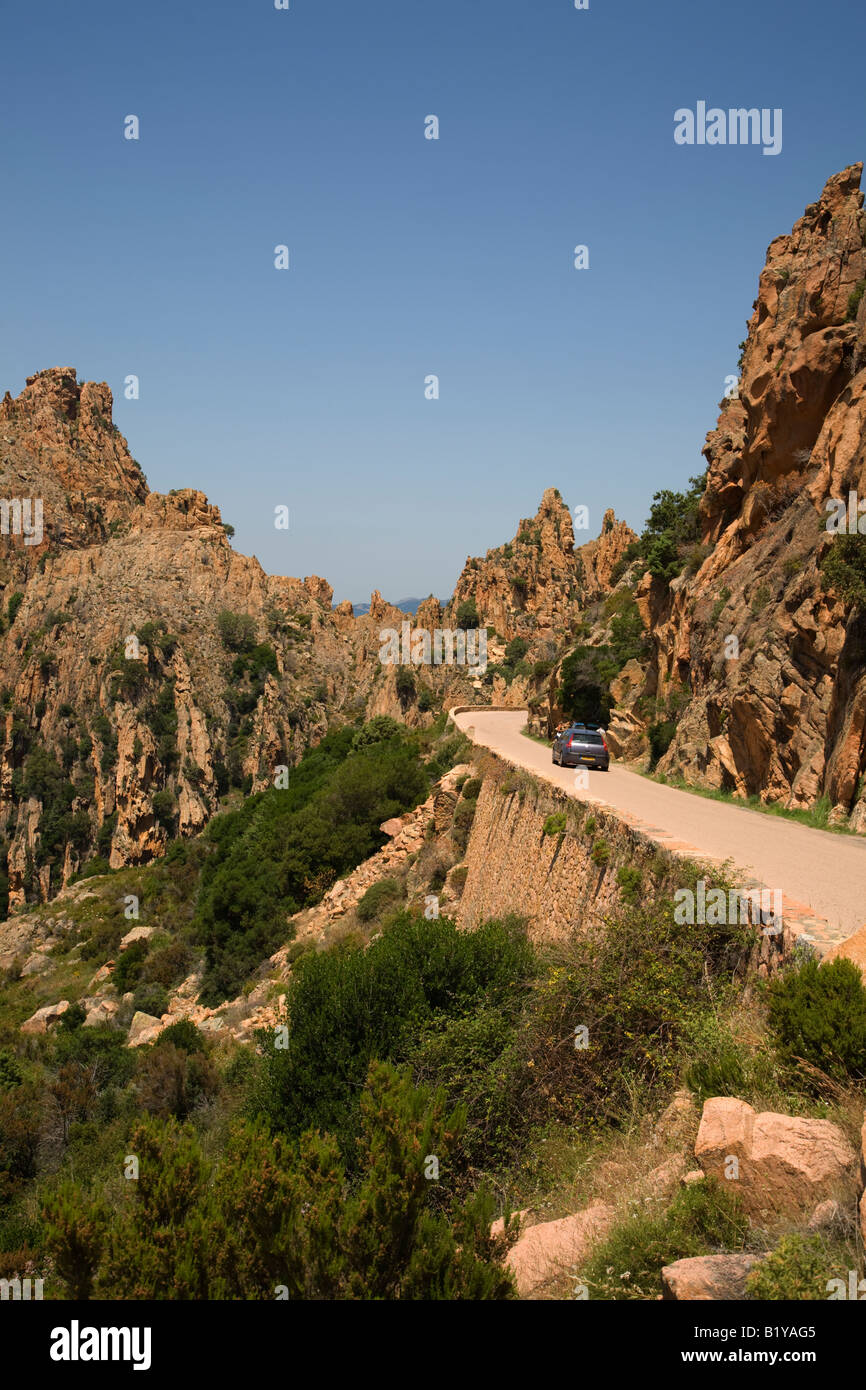 Les Calanches Corsica Stock Photo - Alamy