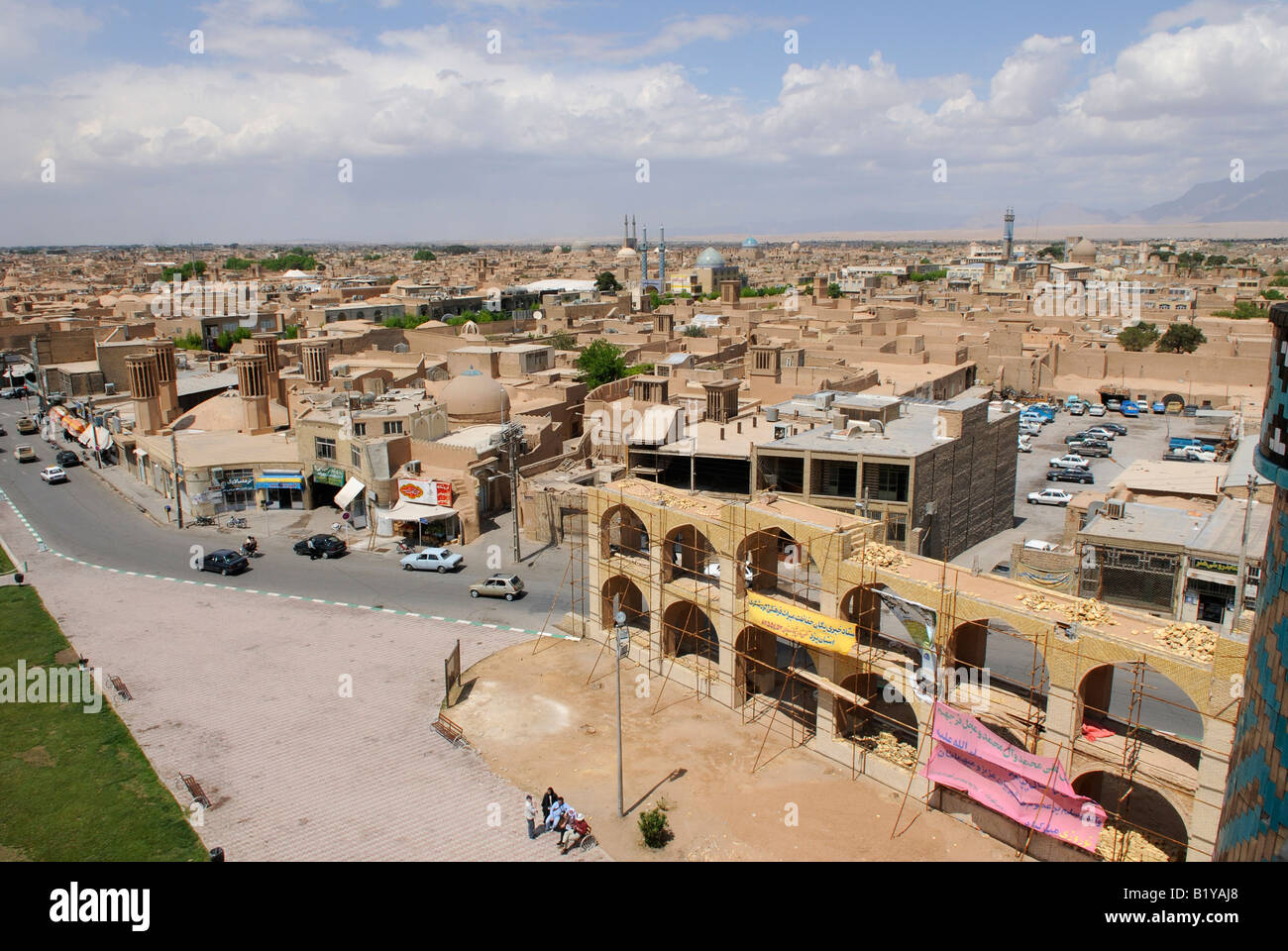 View of one of Iran's oldest cities.Yazd is the best and biggest ...
