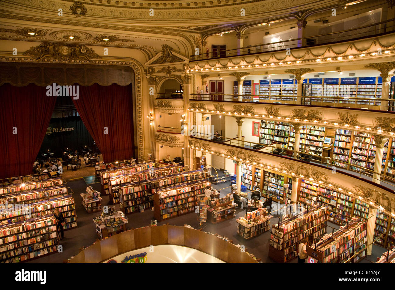 El ateneo bookstore interior hi-res stock photography and images - Alamy