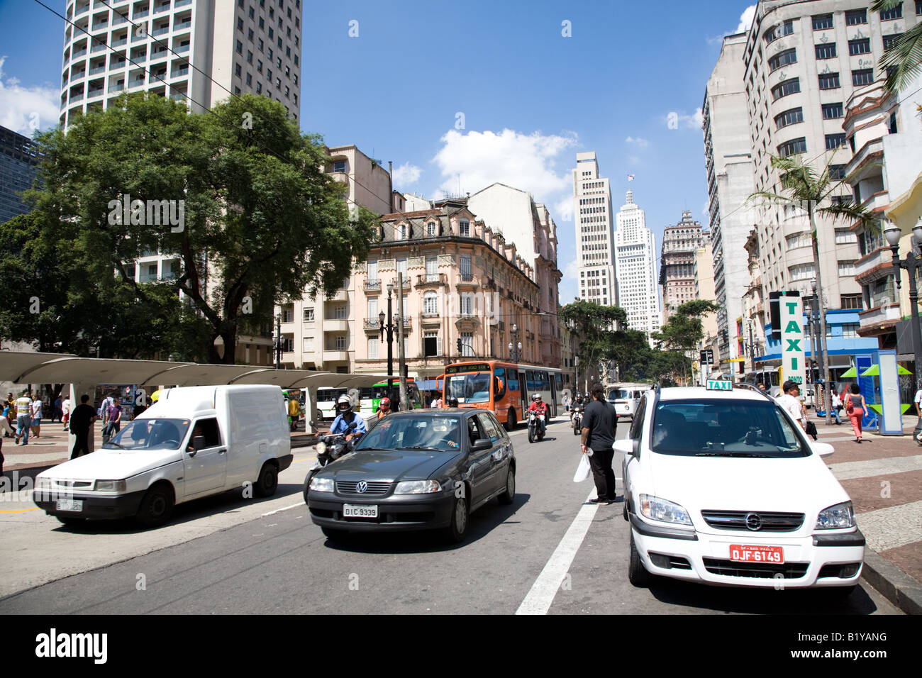 Traffic in Sao Paulo, Brazil Stock Photo - Alamy