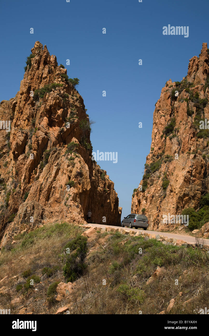 Les Calanches Corsica Stock Photo - Alamy