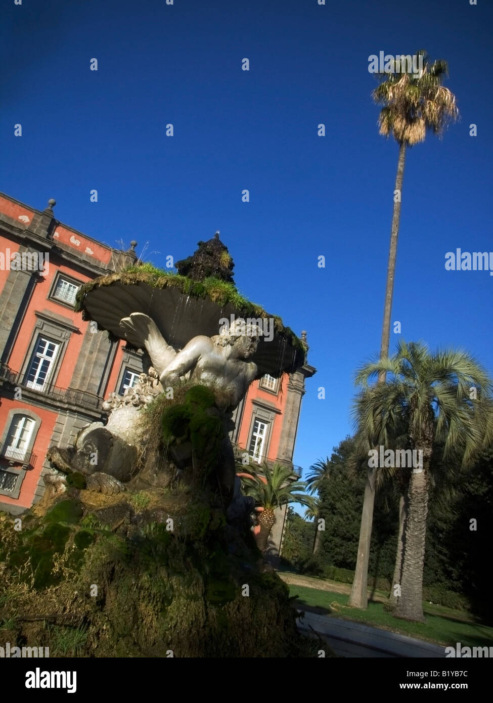 Royal Palace of Capodimonte gardens Naples Italy national gallery and ...