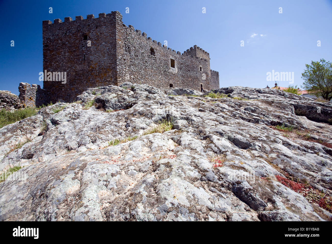 The Castle of Montanchez, Extremadura, Spain Stock Photo - Alamy