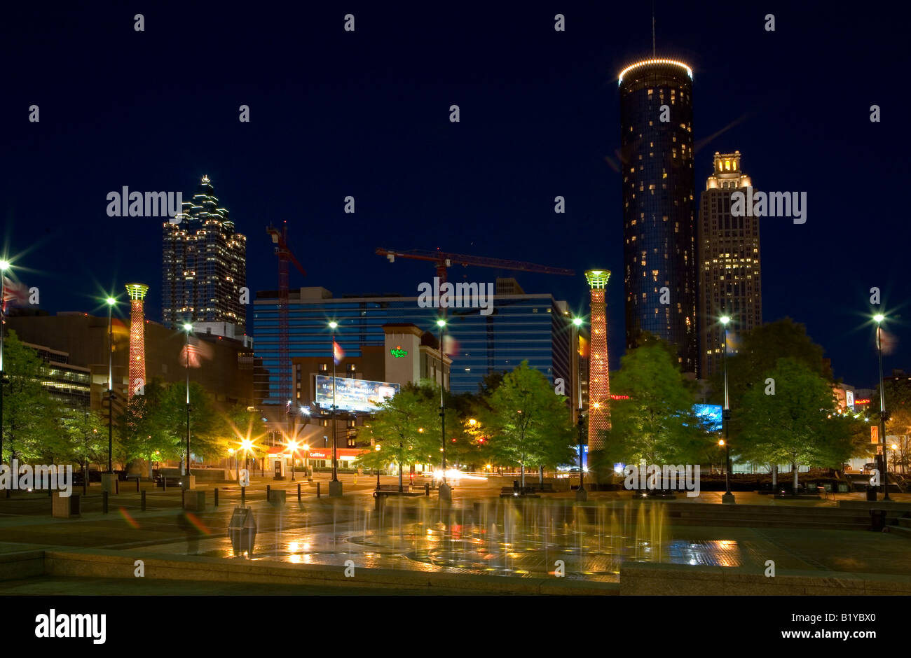 Atlanta at Night Atlanta Georgia USA Stock Photo - Alamy