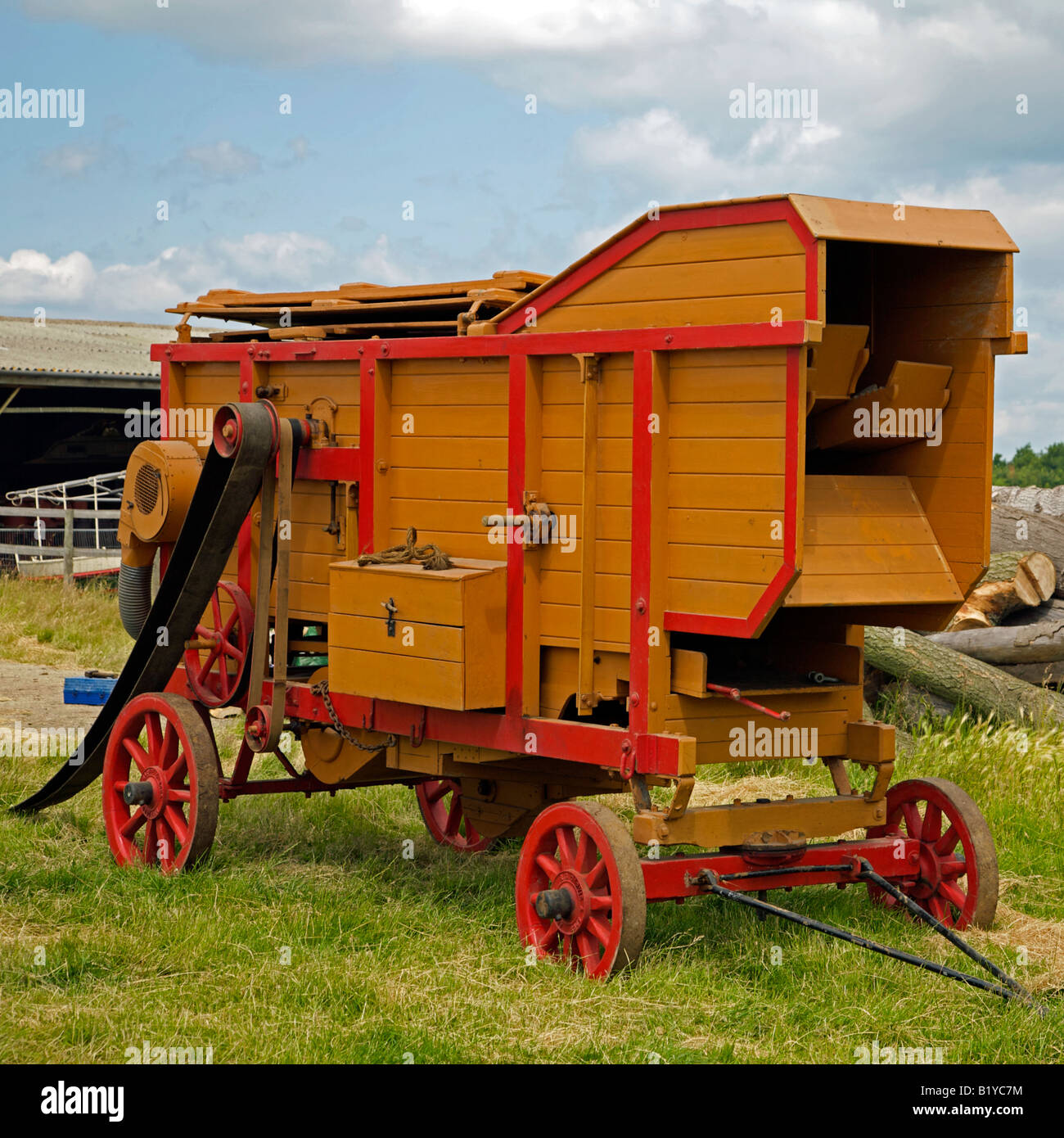 Old Farm Machine Stock Photo - Alamy