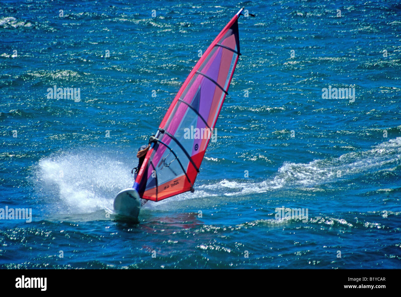 0879 Windsurf Spain Europe Stock Photo - Alamy