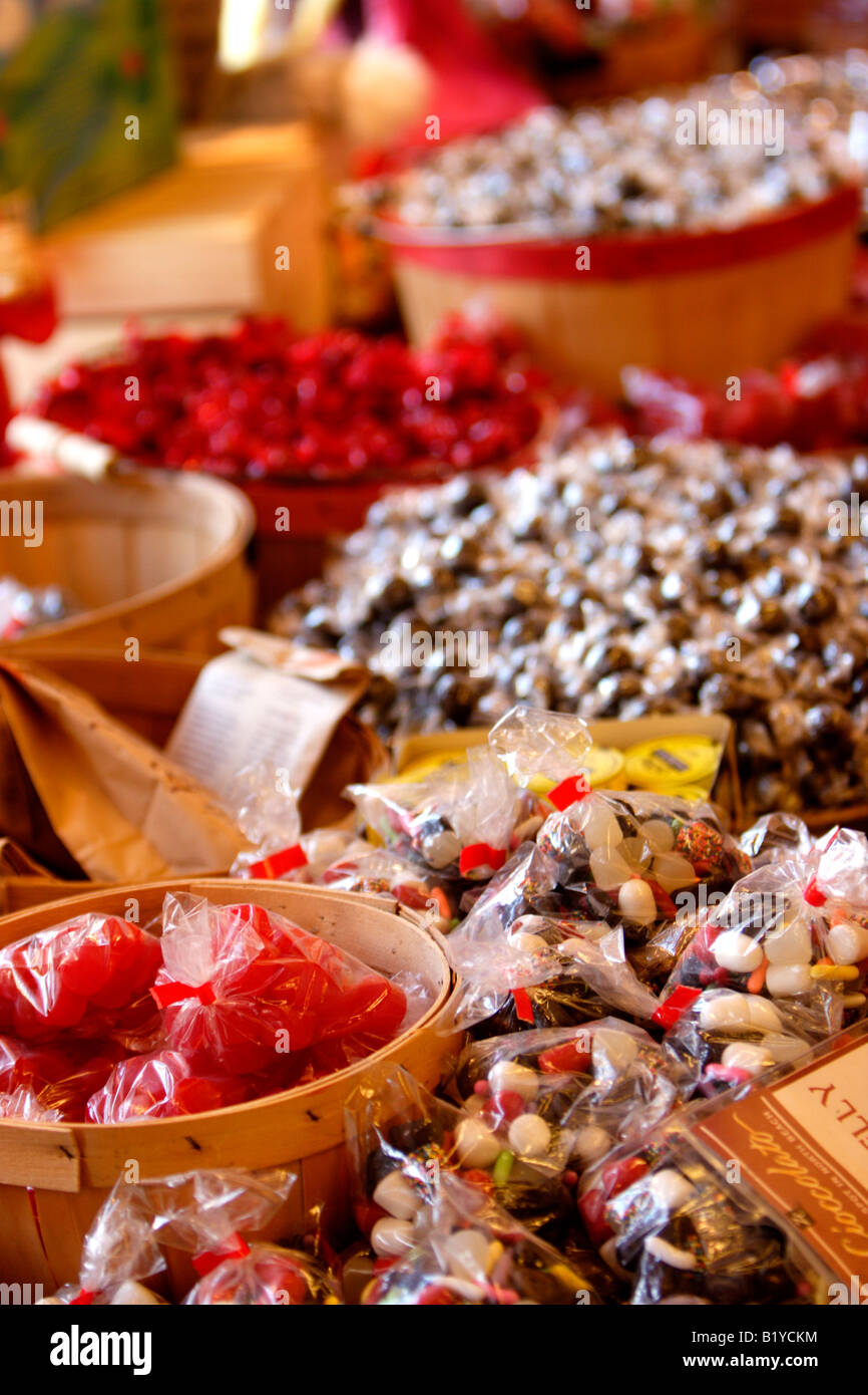 Candy Store goods Stock Photo - Alamy