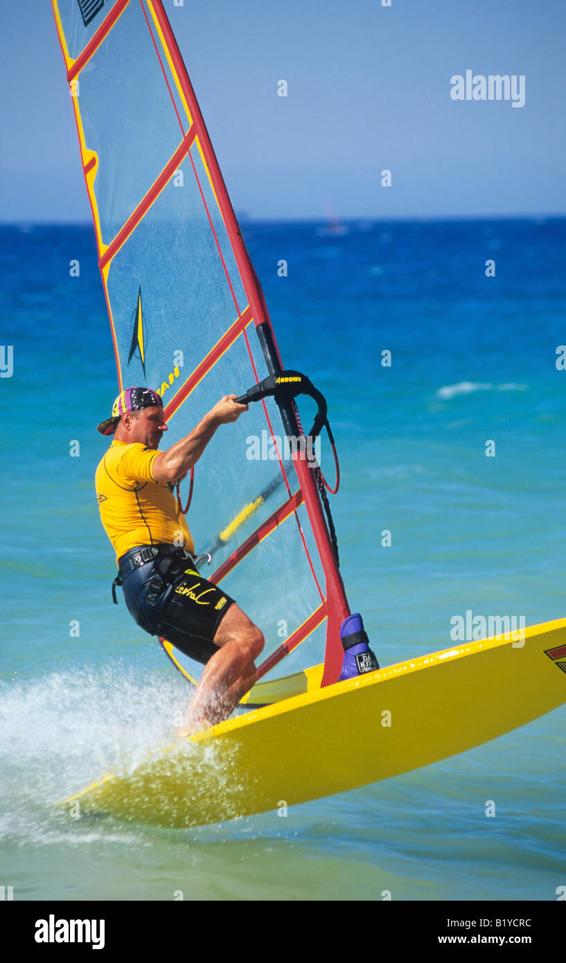 Windsurfers crete hi-res stock photography and images - Alamy