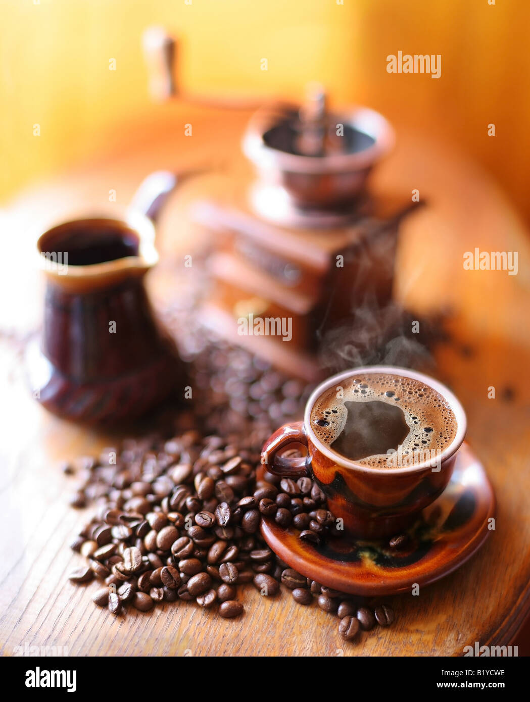 coffee still life Stock Photo - Alamy