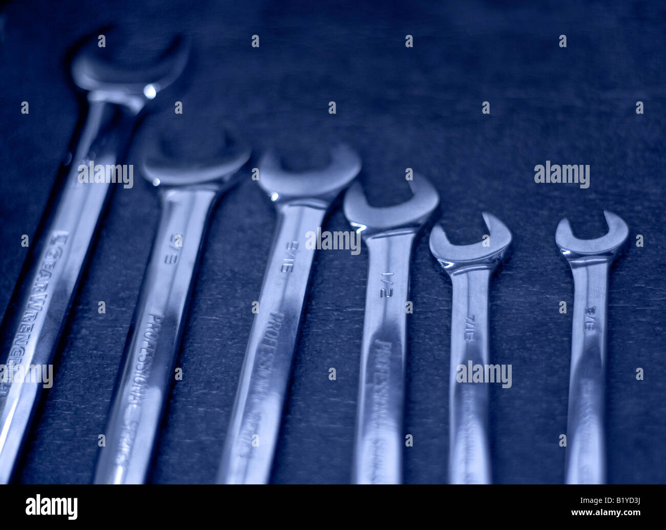 hand tools wrench Stock Photo - Alamy