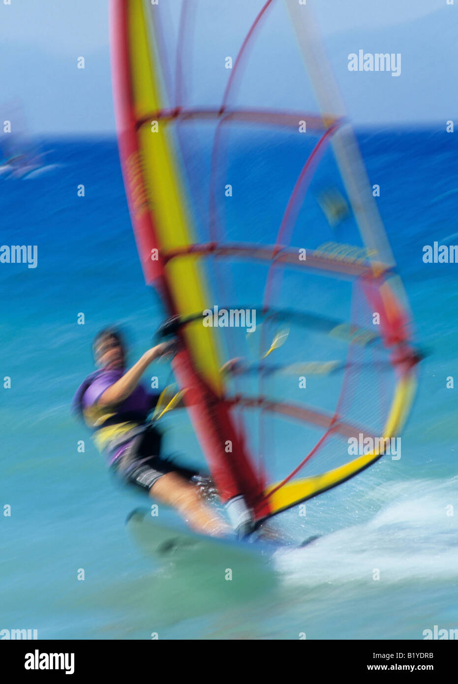 Windsurfers crete hi-res stock photography and images - Alamy