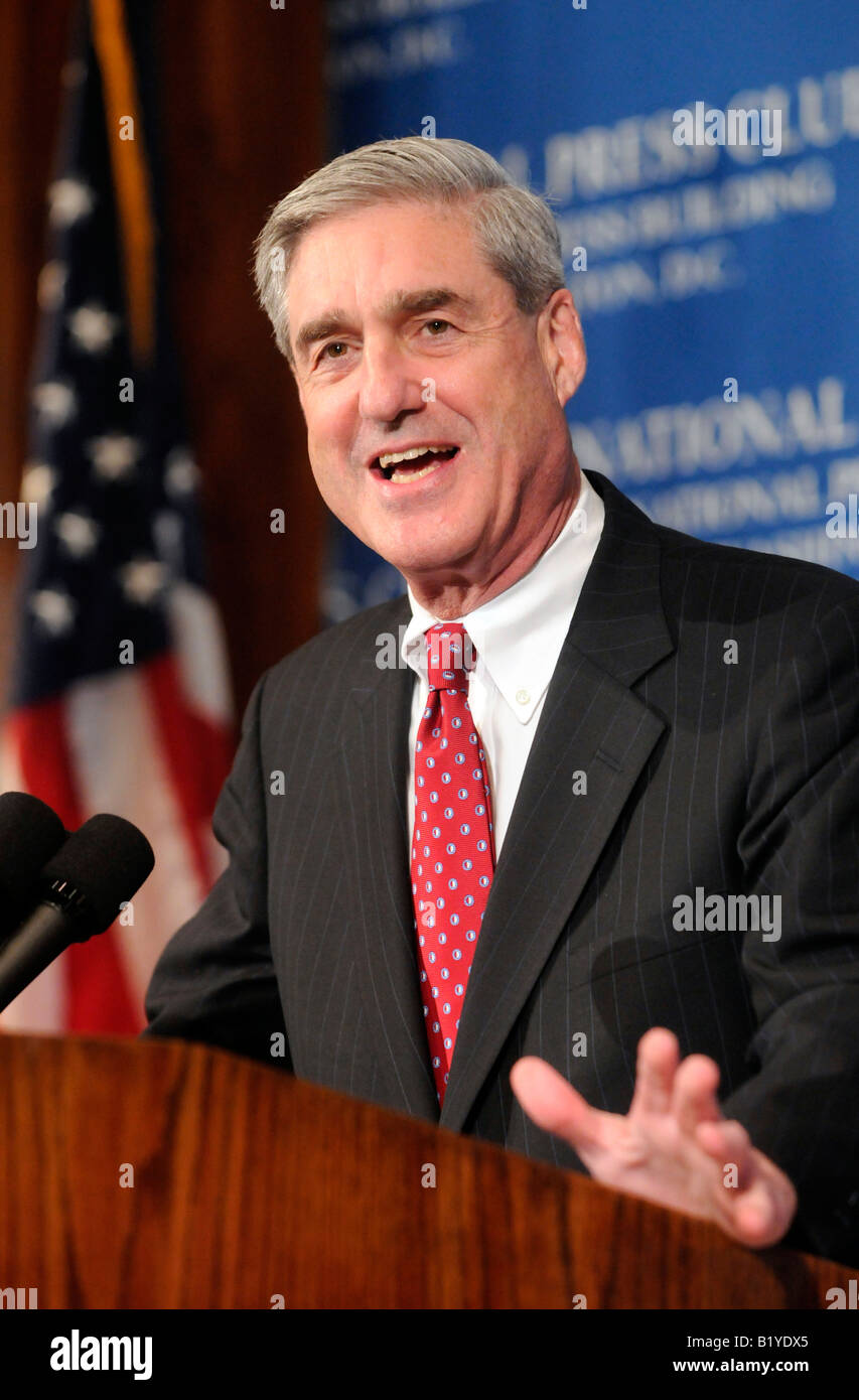 FBI Director Robert S MUELLER III speaks on the relations between the ...