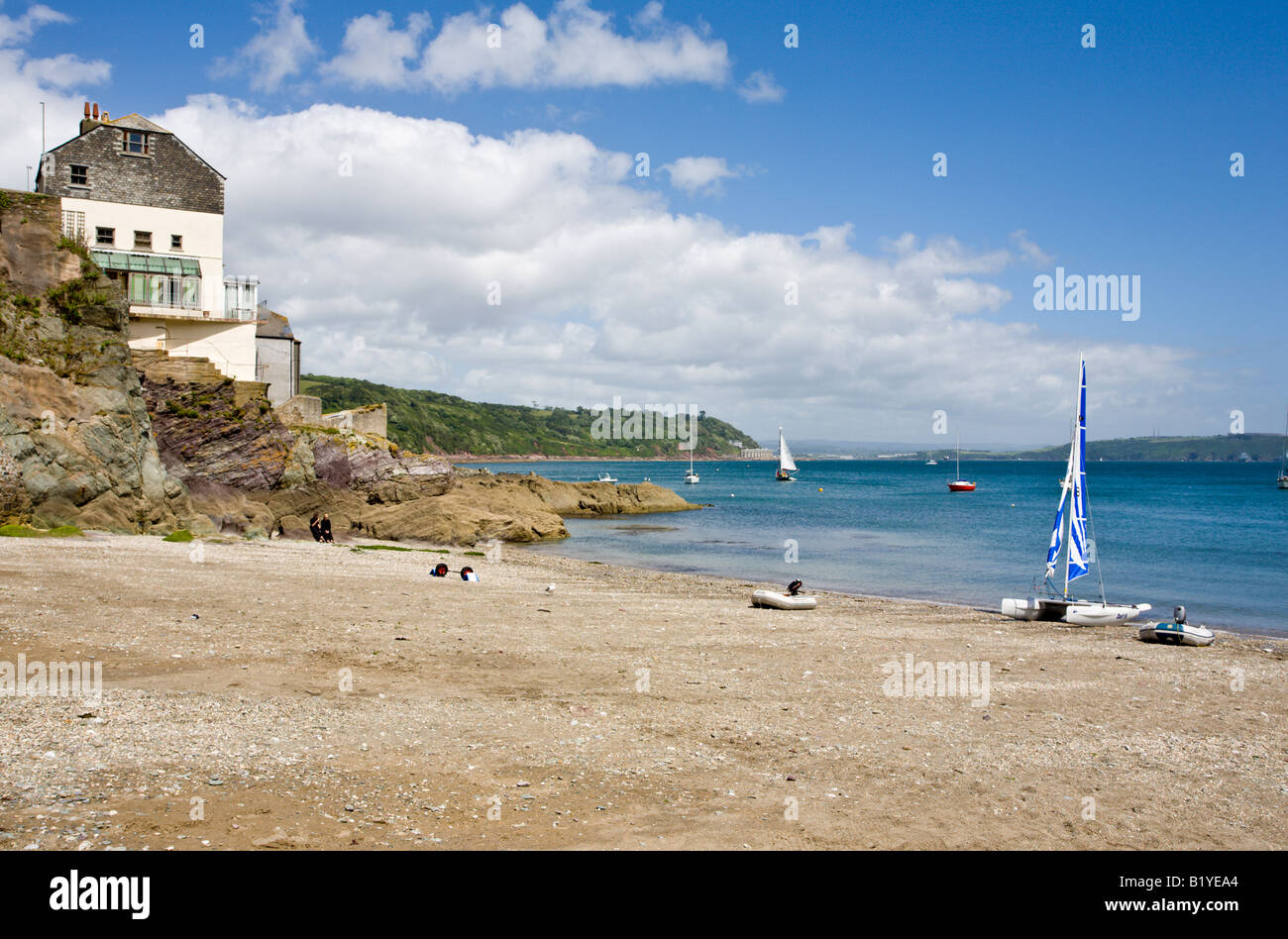 Cawsand Beach Cornwall UK Stock Photo - Alamy