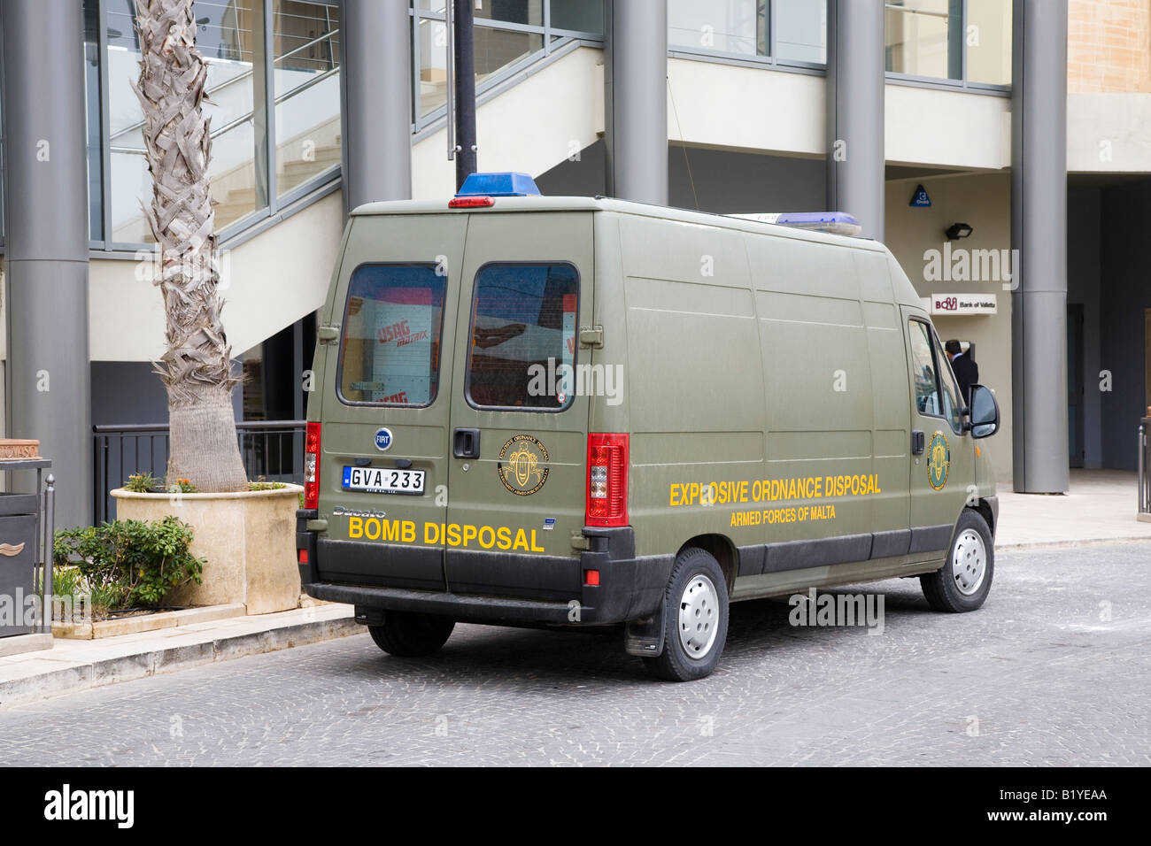 Maltese bomb disposal vehicle portomaso hi-res stock photography and ...