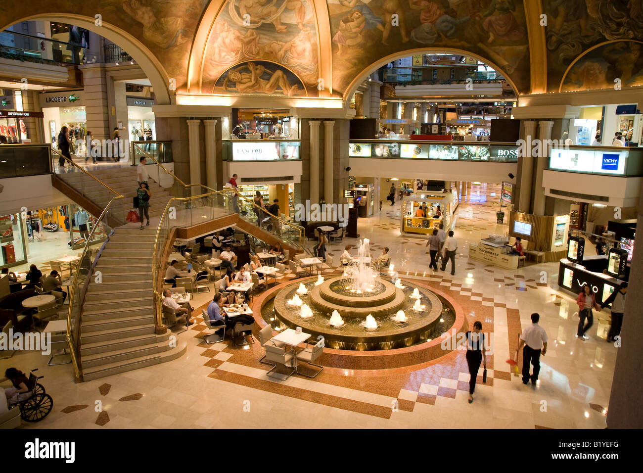 Galerias Pacifico Shopping Mall, Buenos Aires, Argentina Stock Photo ...